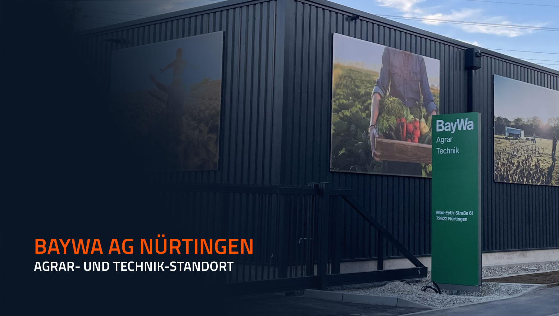 BayWa AG Nürtingen: Leitsystem des Agrar- und Technik-Standorts - Leadway