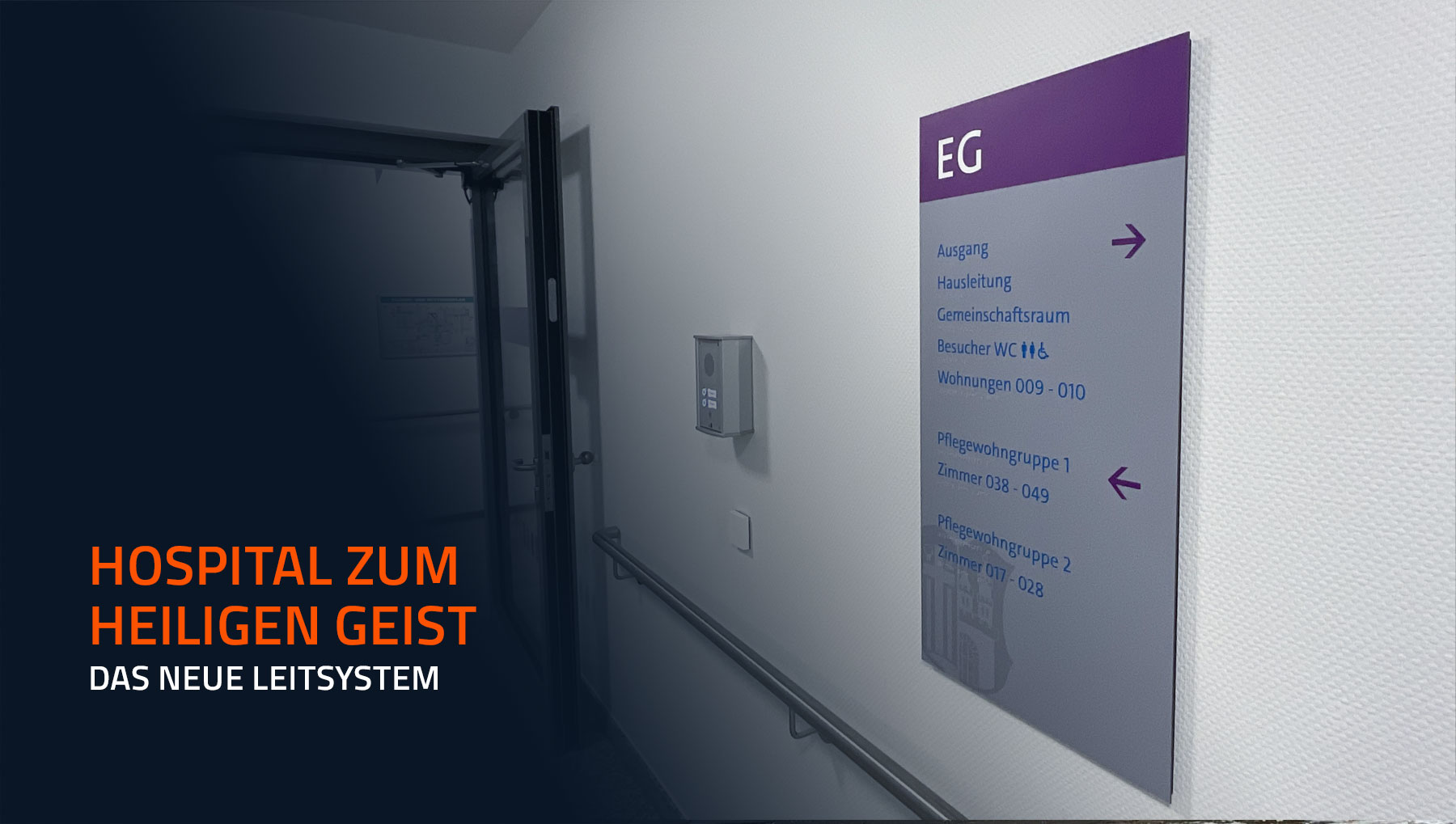 Hospital zum Heiligen Geist: Das neue Leitsystem - Leadway